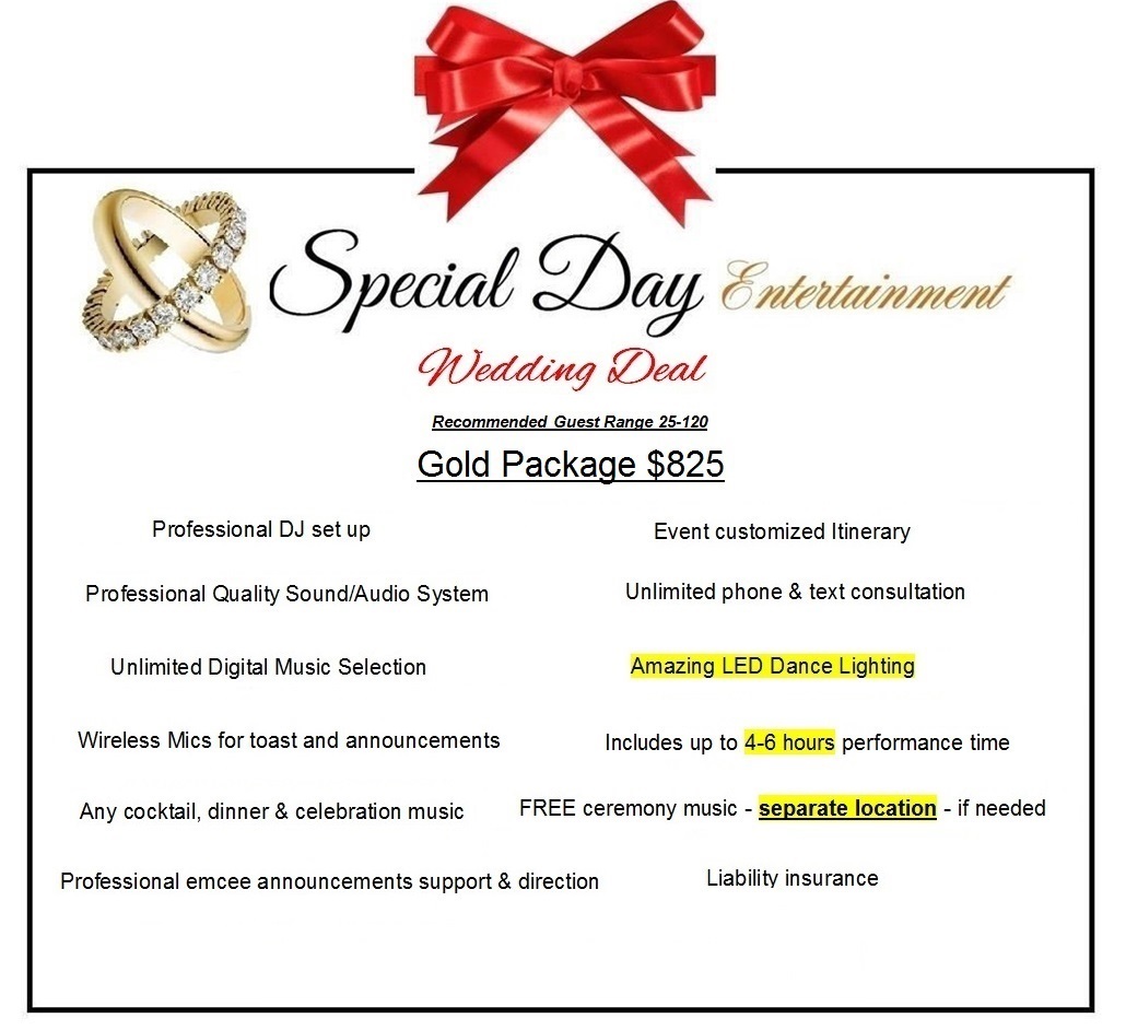 Weddings – Special Day Entertainment